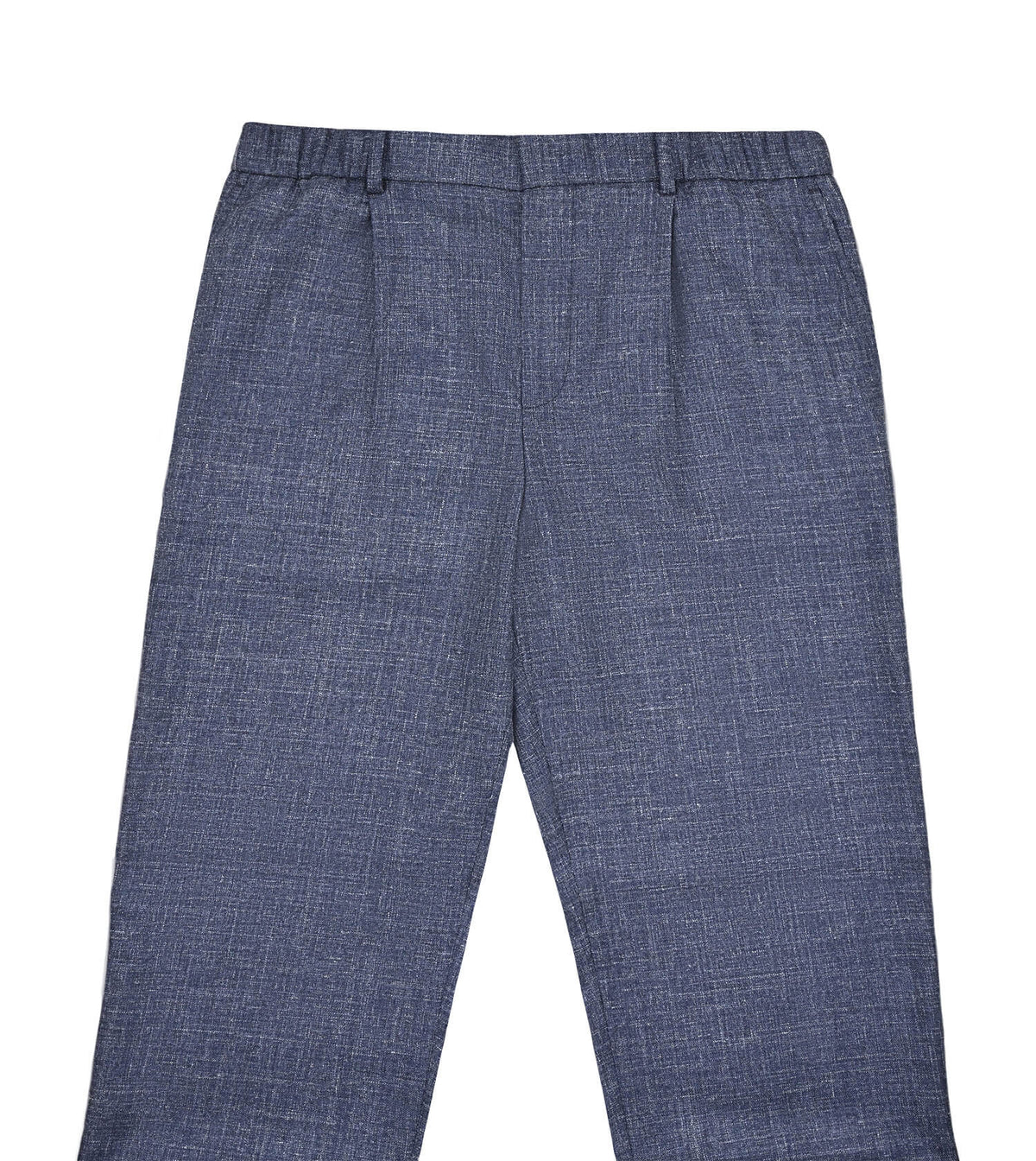 AGNONA Single Pleat Hemp Blend Twill Trouser | Sam Malouf Authentic Luxury