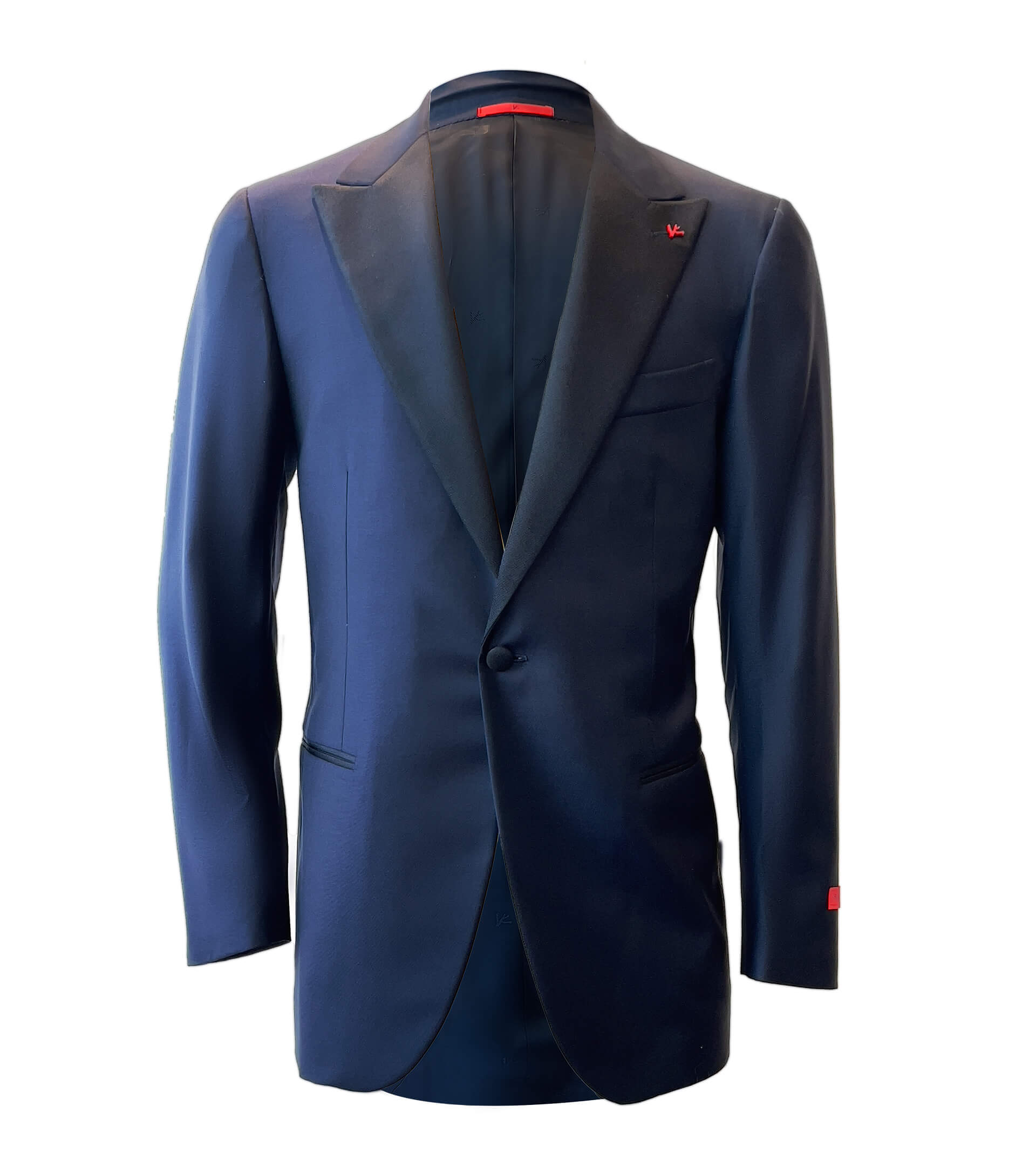 ISAIA Aquaspider Peak Lapel Tuxedo | Sam Malouf Authentic Luxury